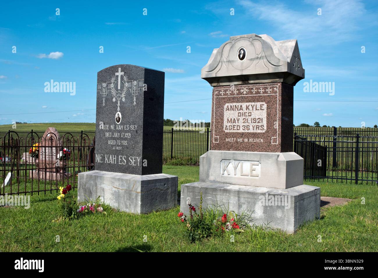 Grave of Anna Brown (R) murdered in 1921 during the Osage Indian ...
