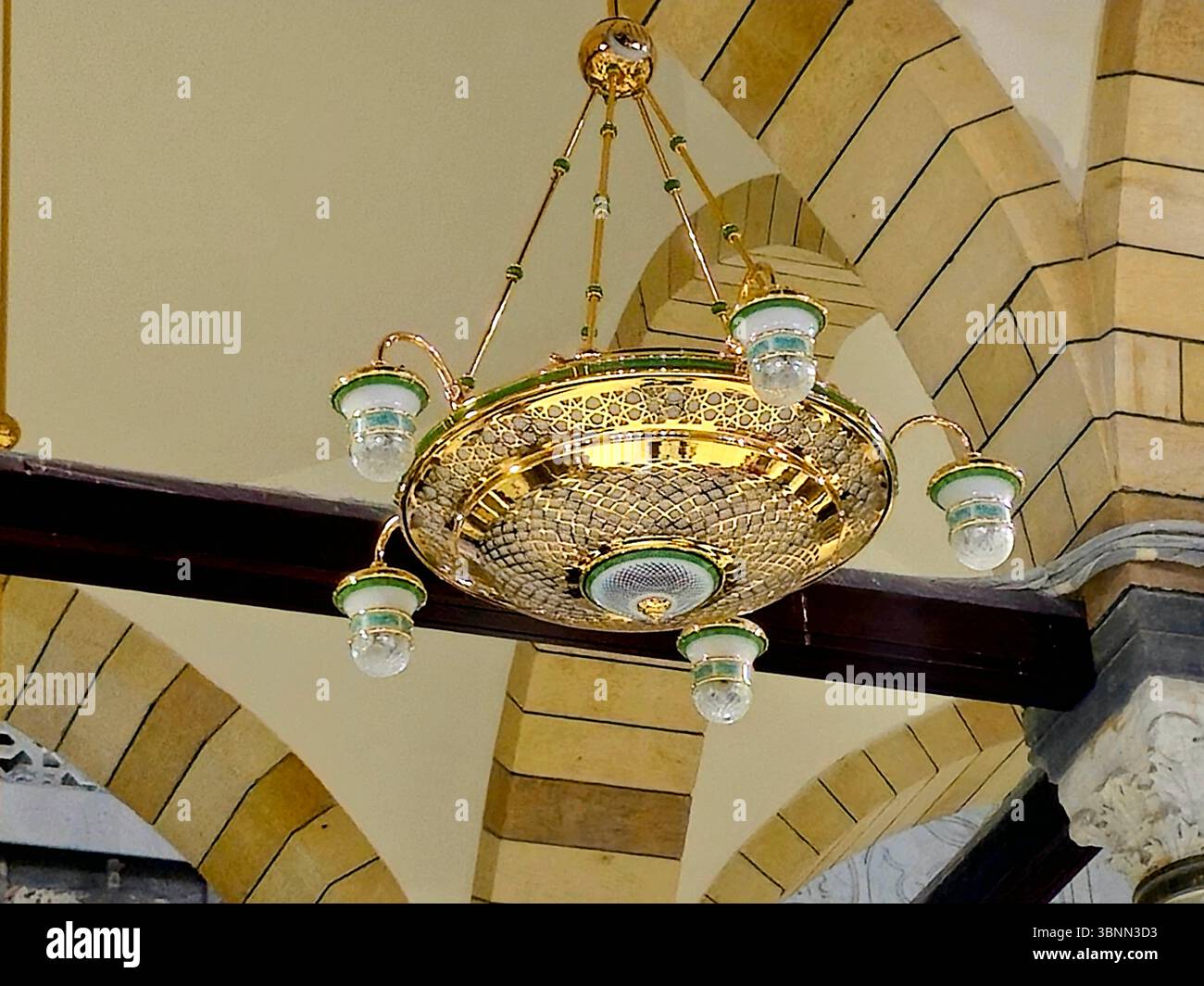 Mecca, Saudi Arabia, June 22 2024: the light bulbs from the grand ...