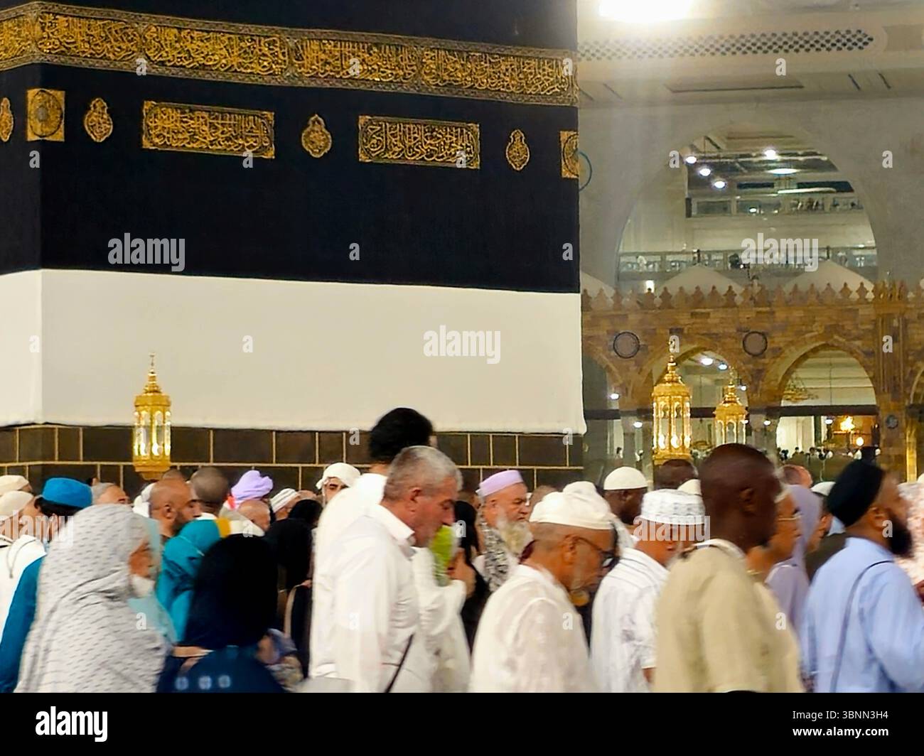 Mecca, Saudi Arabia, June 22 2024: Kaaba in Ihram clothing during ...