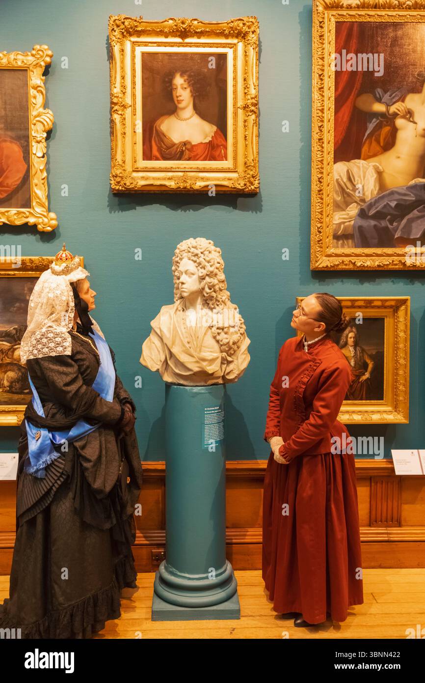 England, Somerset, Bath, Victoria Art Gallery, Interior View of the ...