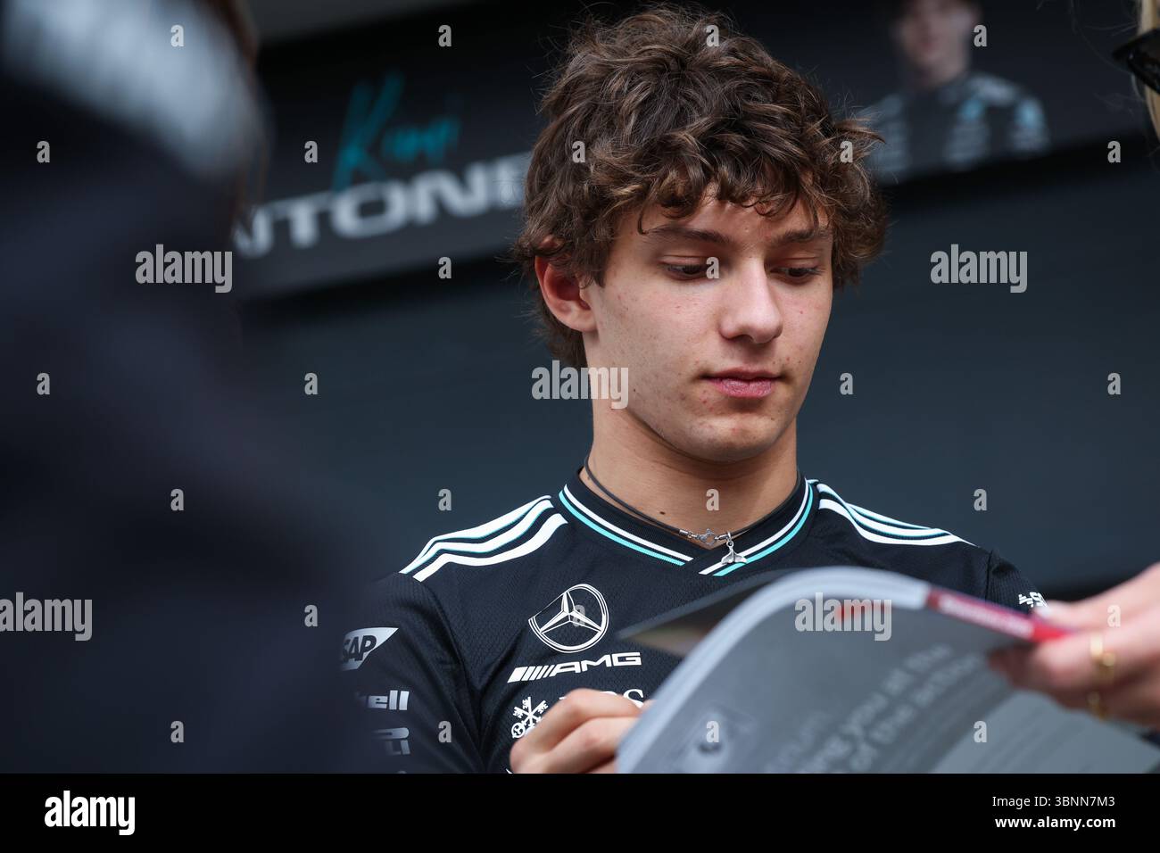 KIMI ANTONELLI Andrea (ita), Mercedes AMG F1 Team W16, portrait during the Formula 1 Qatar ...