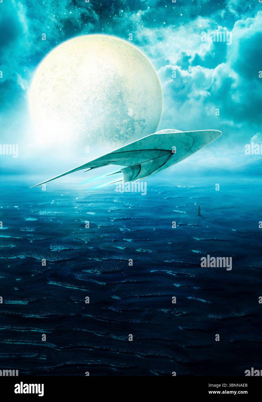 Spaceship takes off alien hi-res stock photography and images - Alamy