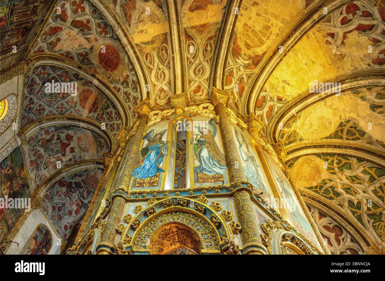 Portugal, Tomar, Santarem district, UNESCO World Heritage Site Convento ...