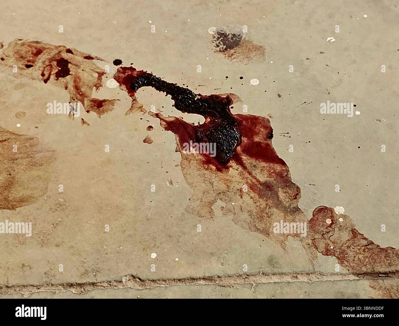 blood on the floor, Forensic analysis of blood on a floor can provide ...