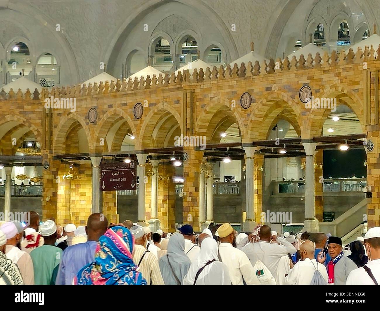 Mecca, Saudi Arabia, June 22 2024: The Details from the grand sacred ...