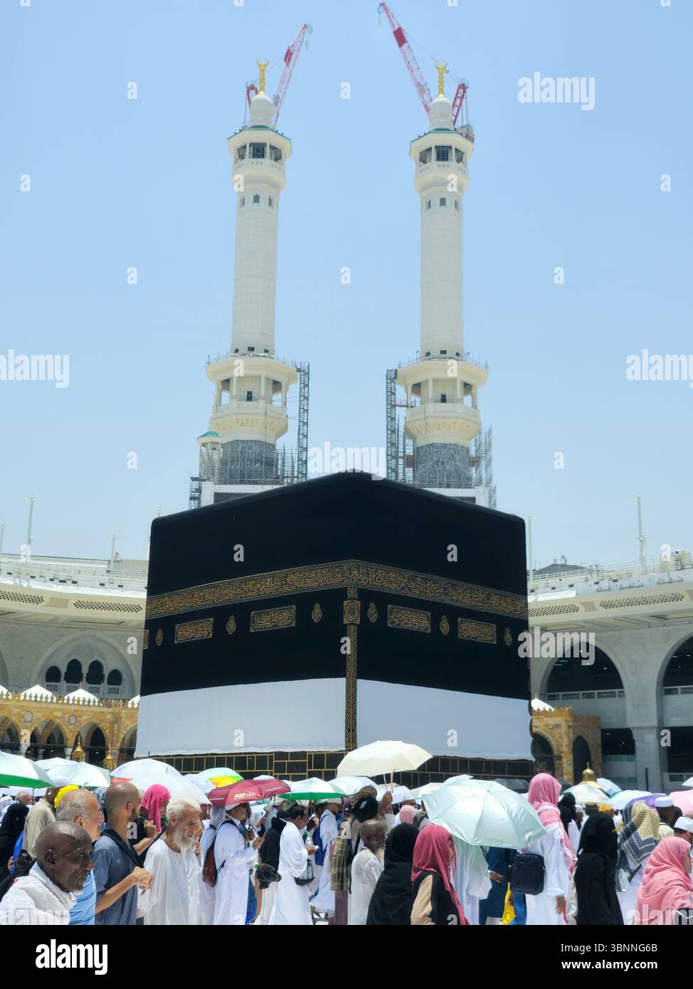 Mecca, Saudi Arabia, June 20 2024: the circumambulation of the grand ...