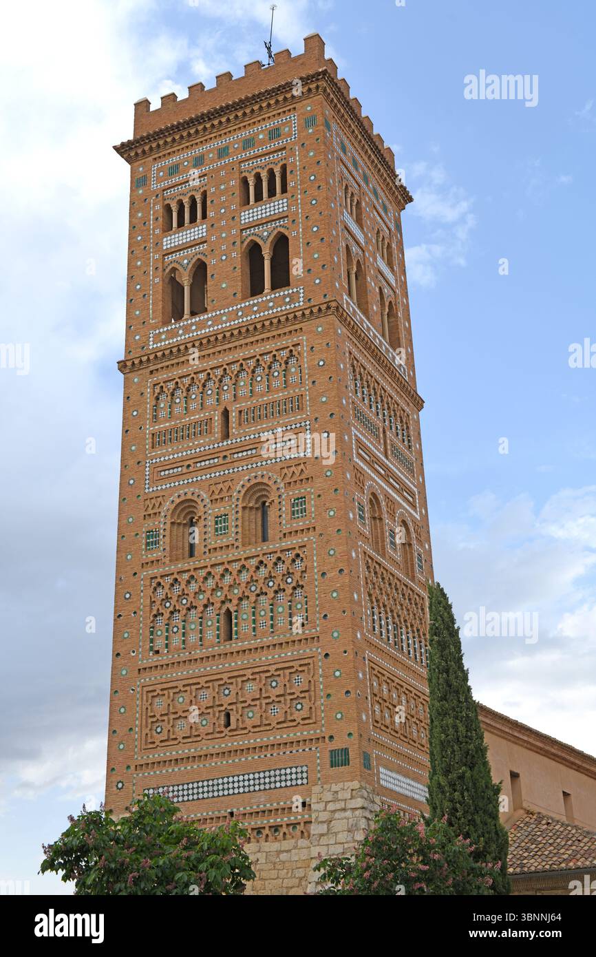 Teruel city, San Martín tower (Mudejar, 14th century). UNESCO World ...