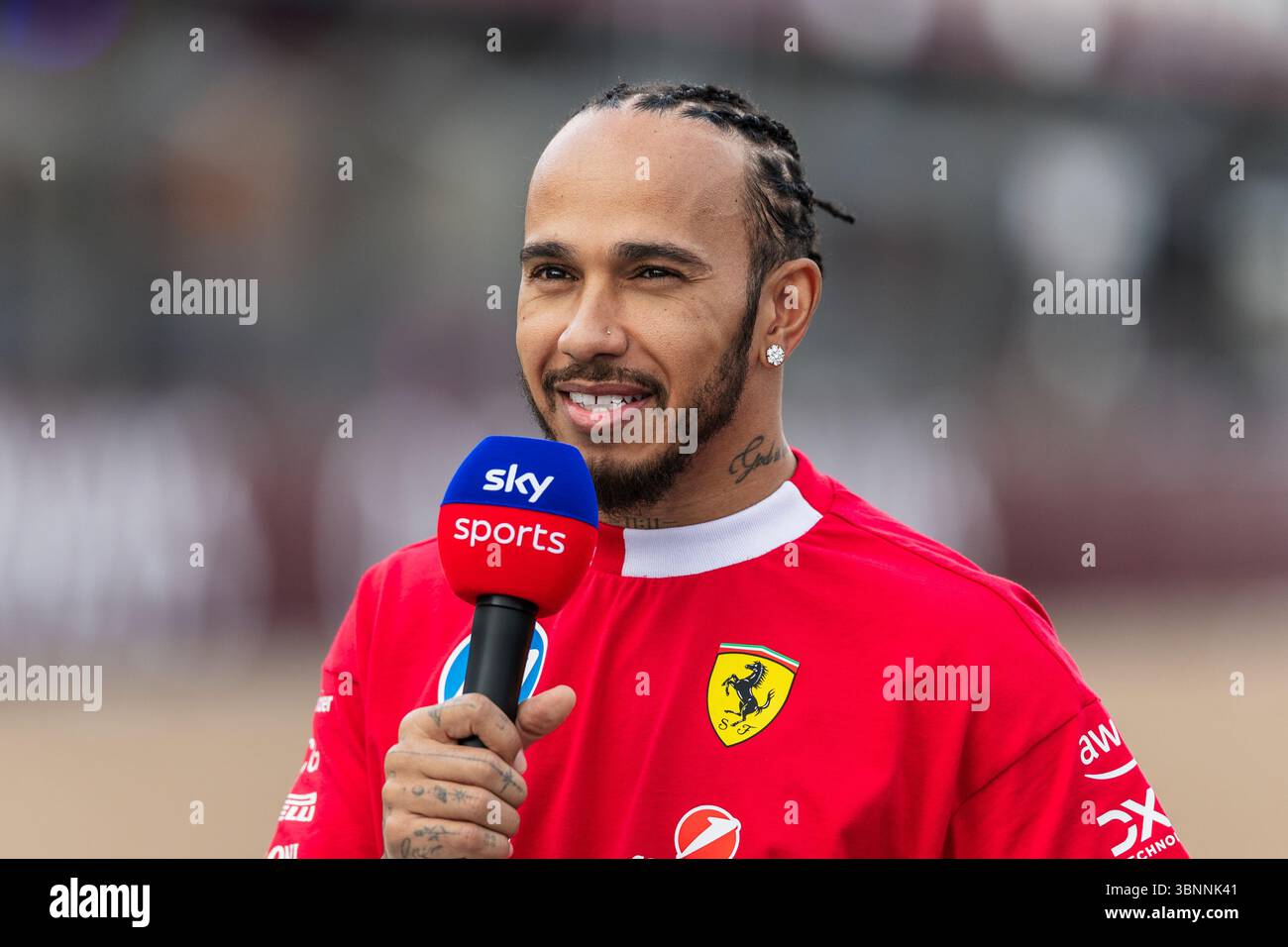 Silverstone Circuit, Towcester, United Kingdom. 3.July.2025; Lewis ...