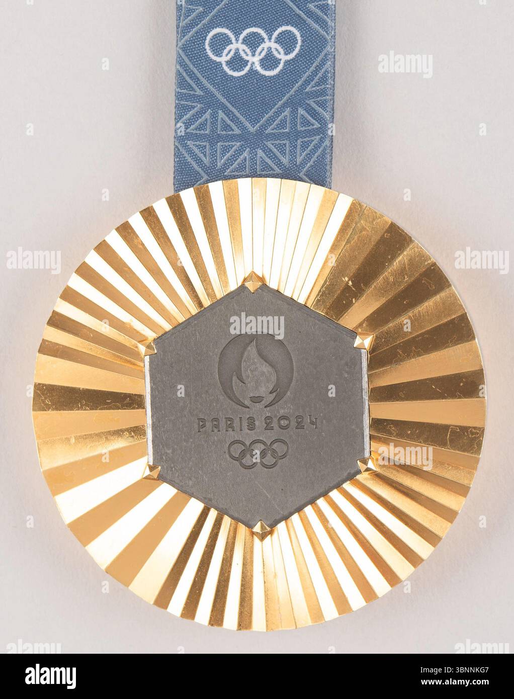 July 2, 2025 - Boston, Massachusetts, USA - A gold medal from the Paris ...