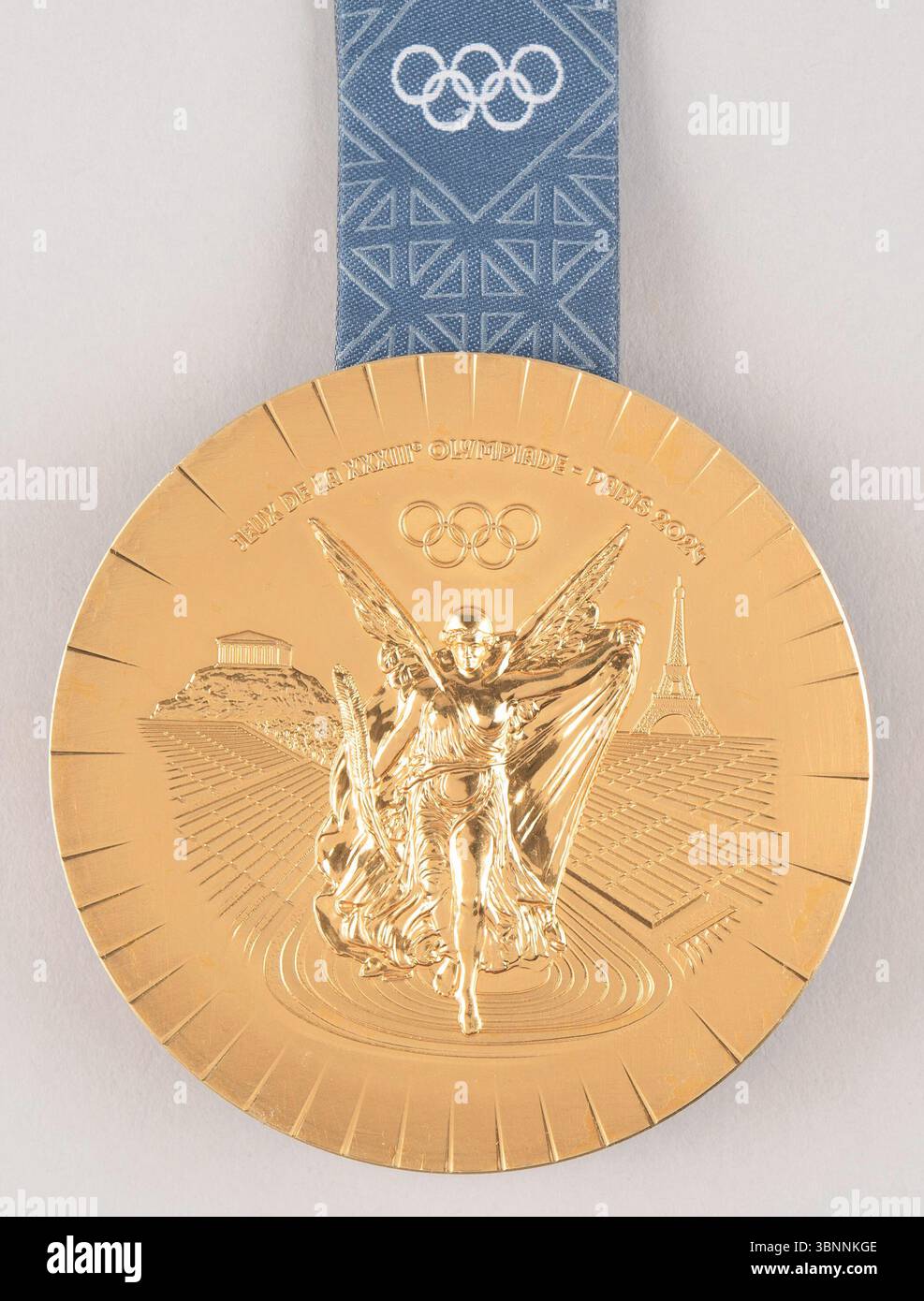 July 2, 2025 - Boston, Massachusetts, USA - A gold medal from the Paris ...