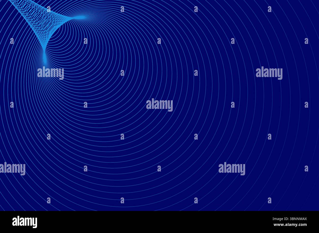 Abstract blue tunnel wireframe hi-res stock photography and images - Alamy