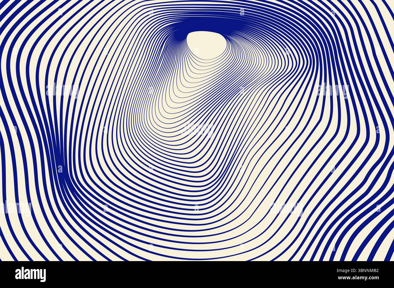 Minimalist circle line distortion, mesh, wavy abstract background ...