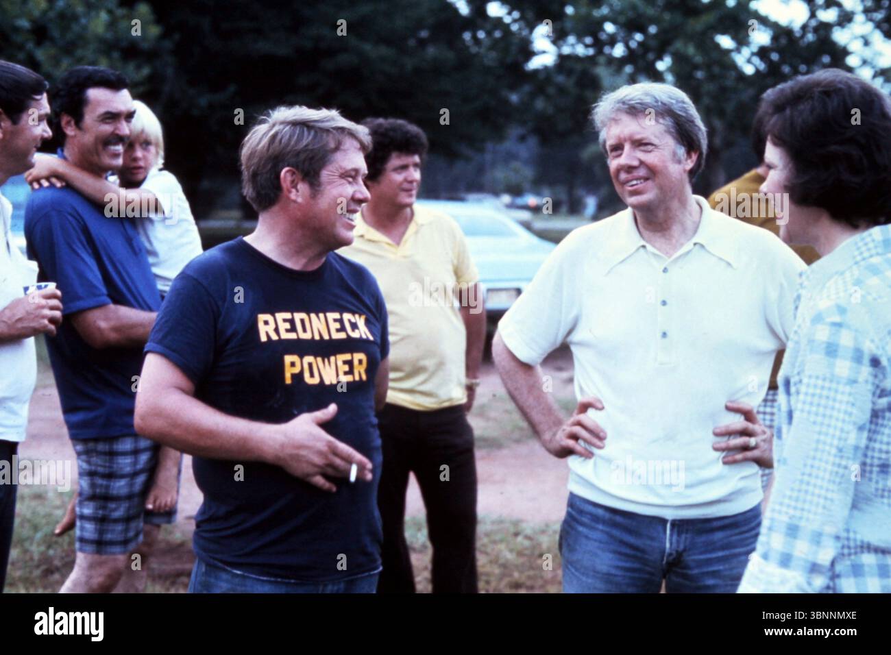 Jimmy and Billy Carter in Plains, GA in July 1976 Photograph by Dennis ...