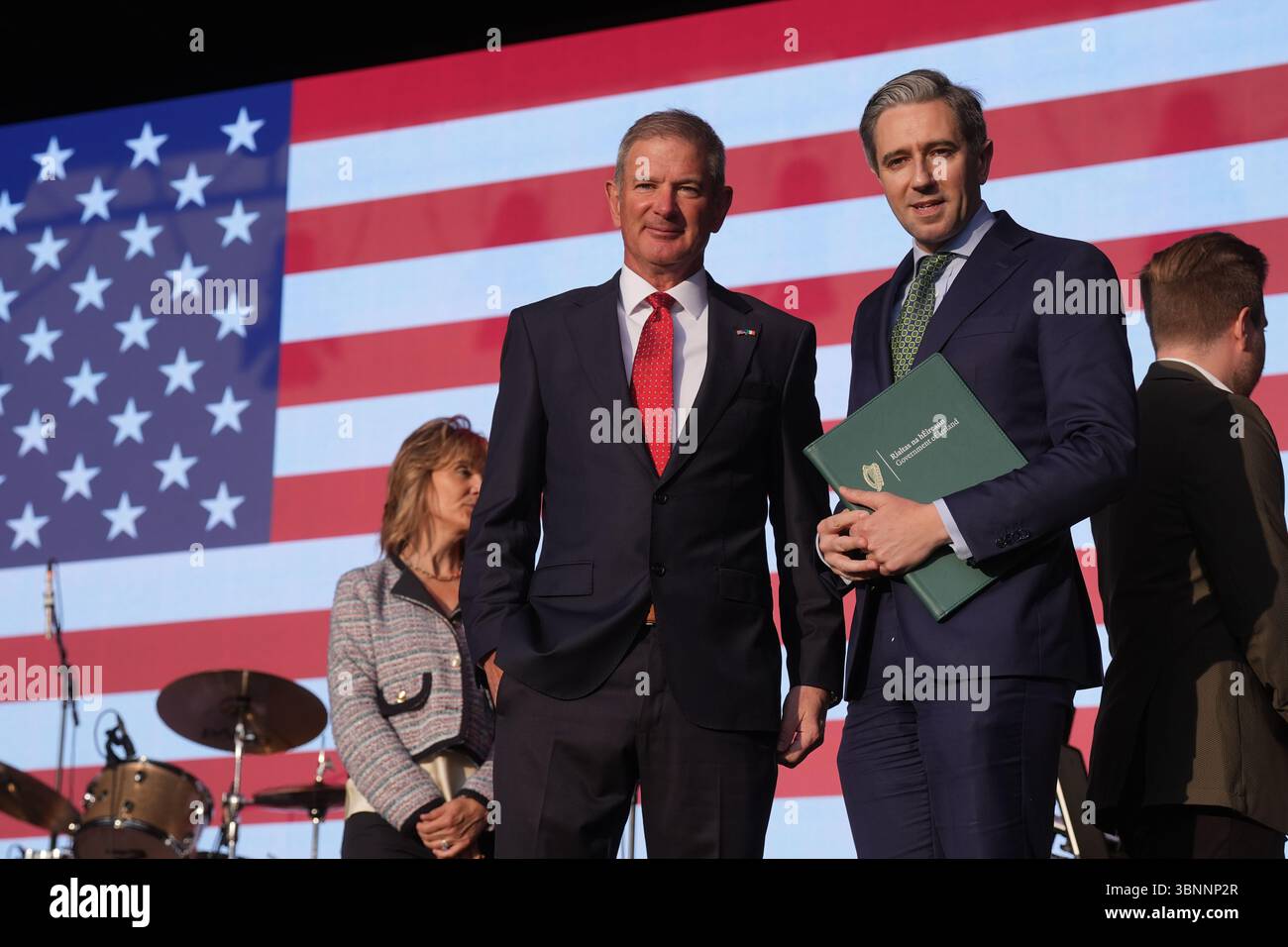 The new US Ambassador to Ireland Edward S. Walsh, with Tanaiste Simon ...