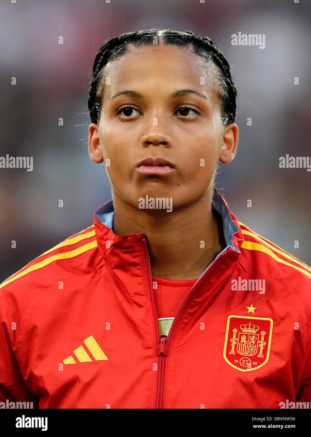 Spain's Vicky Lopez before the UEFA Women's Euro 2025 Group B match at ...