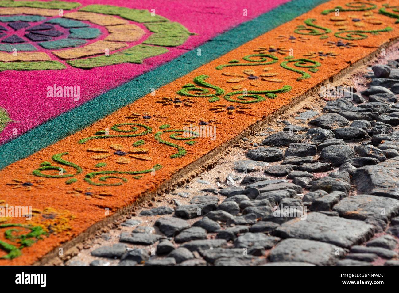 Alfombras para Semana Santa en la Antigua Guatemala Handmade carpets ...