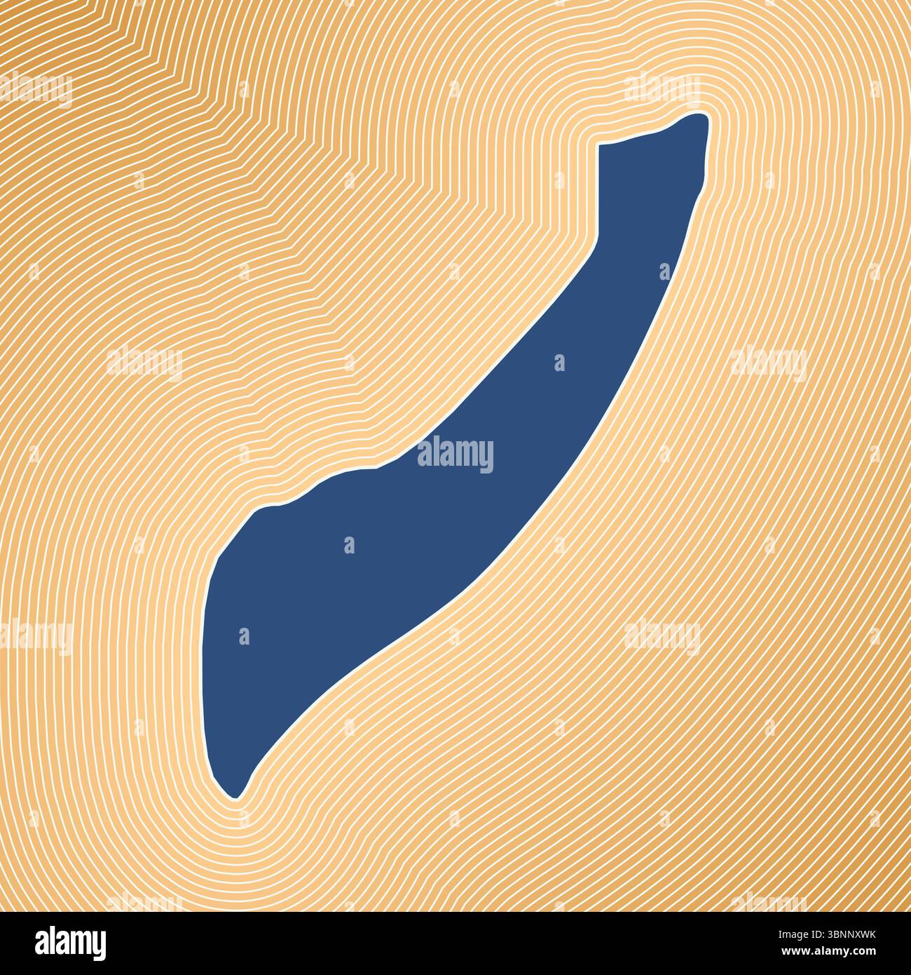 Somalia map icon. Country shape on radiant striped gradient background ...