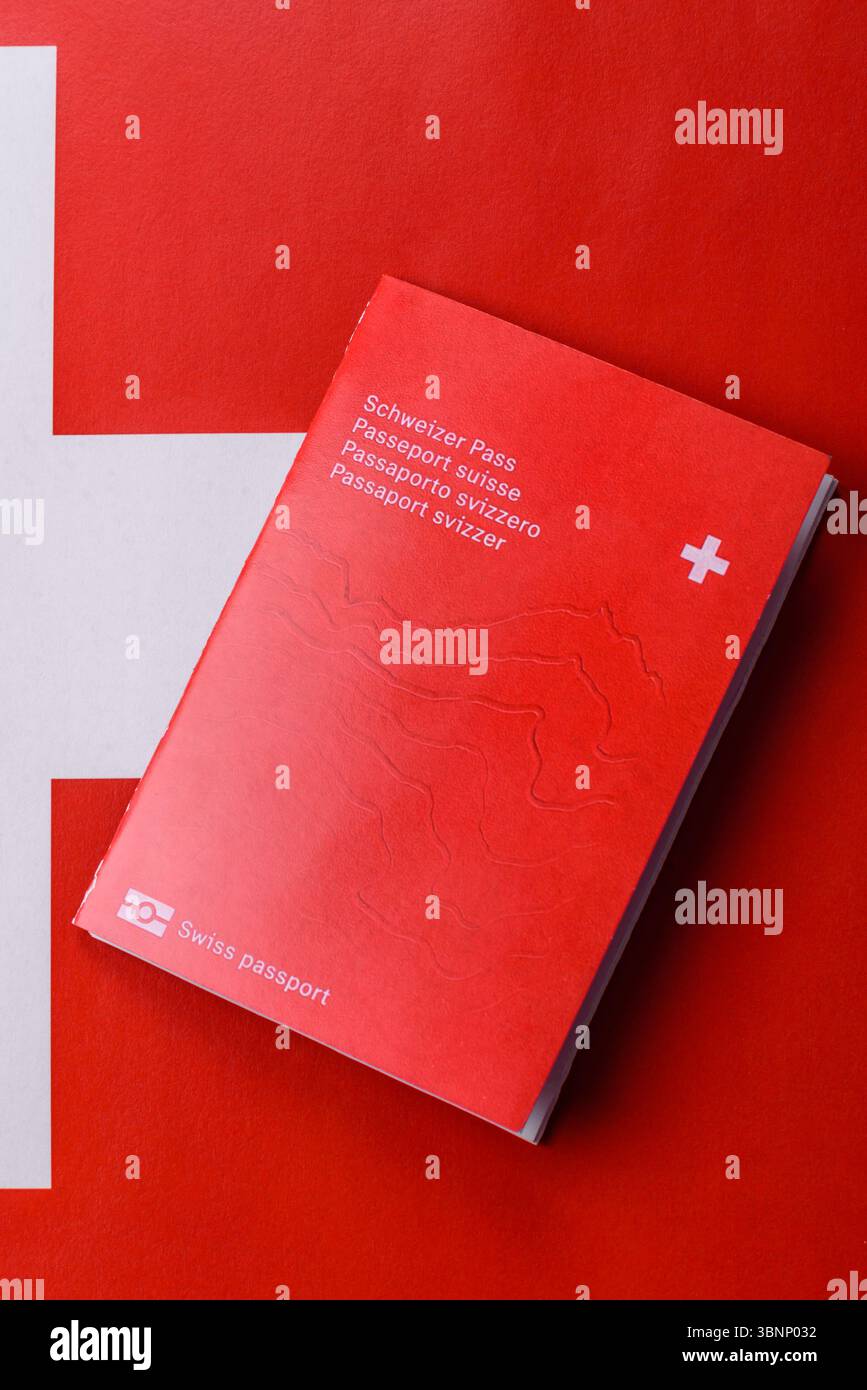 Swiss passport for travelling, flying and doing business. Switzerland ...