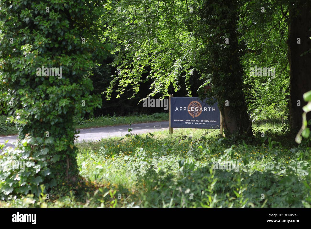 Applegarth Vertical farm Grayshott Hampshire UK external view Stock ...