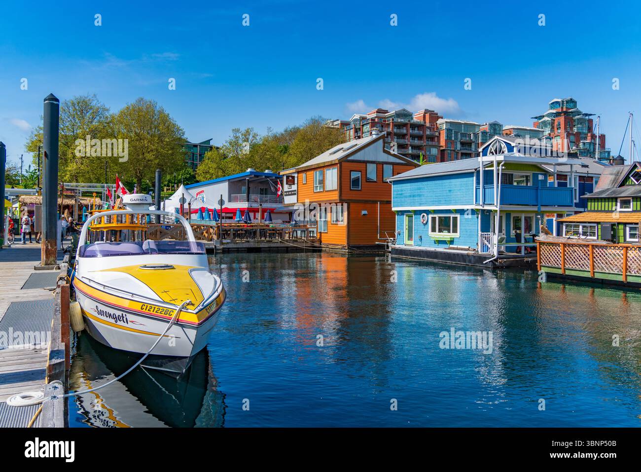 Fisherman's Wharf, a popular marine destination in Victoria, Canada ...