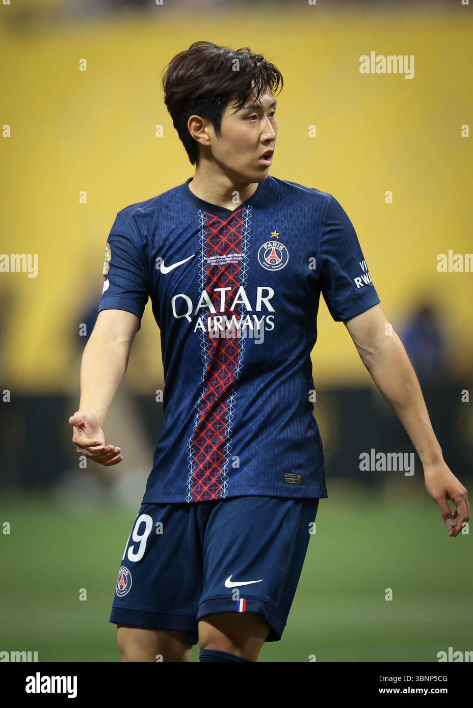 Atlanta, USA, 29th June 2025. Kang-in Lee of PSG reacts during the ...