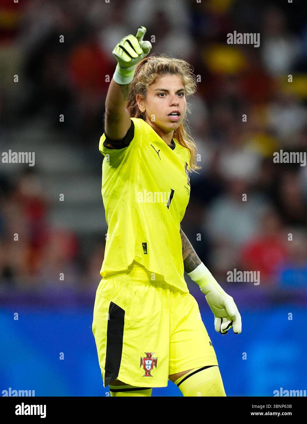Portugal goalkeeper Ines Pereira during the UEFA Women's Euro 2025 ...