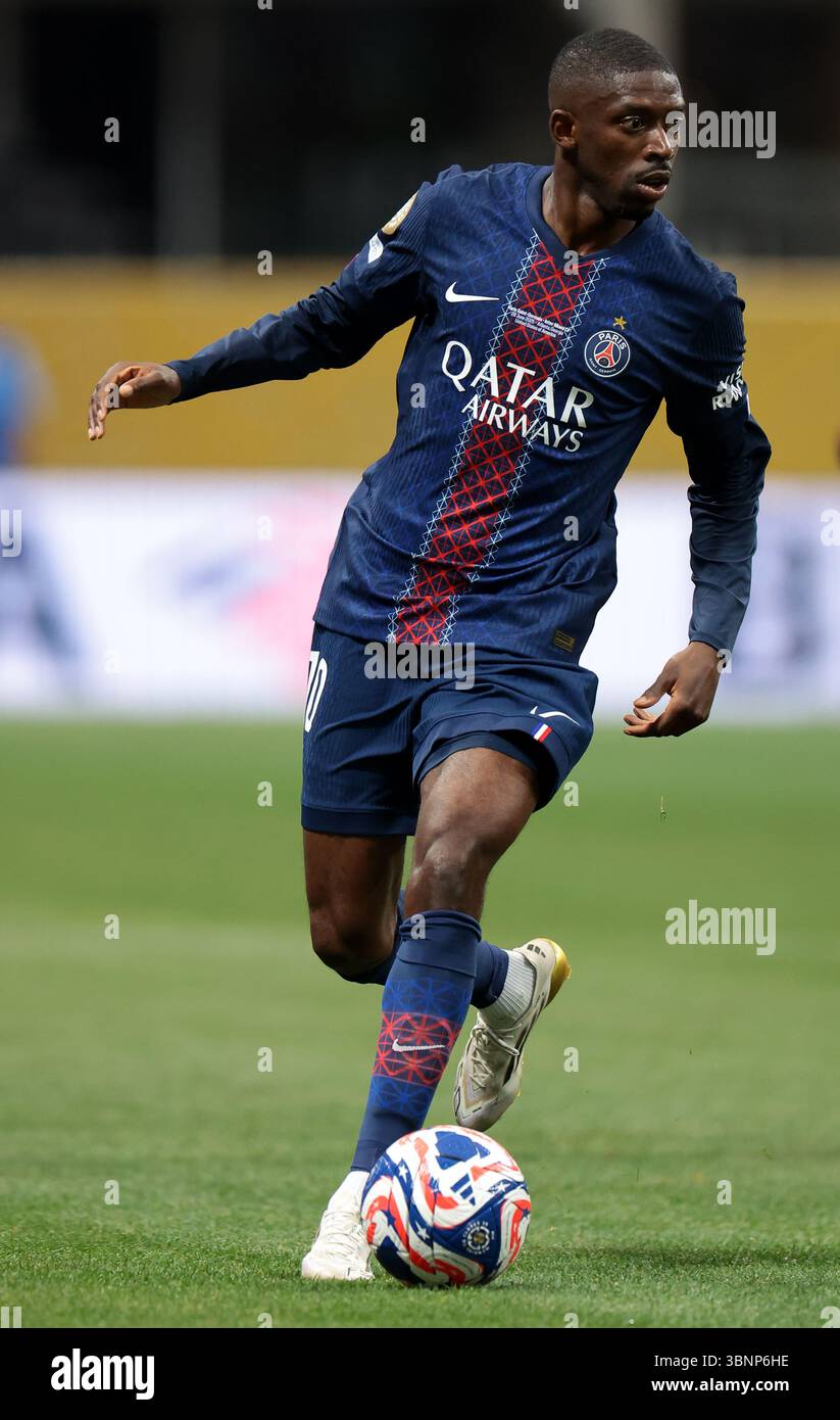 Atlanta, USA, 29th June 2025. Ousmane Dembele of PSG during the Paris ...