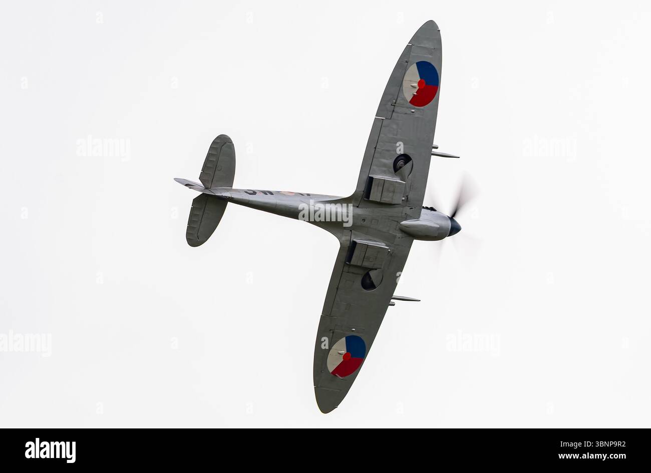 RNLAF Historic Flight Supermarine Spitfire LF Mk.IXC performs in the ...