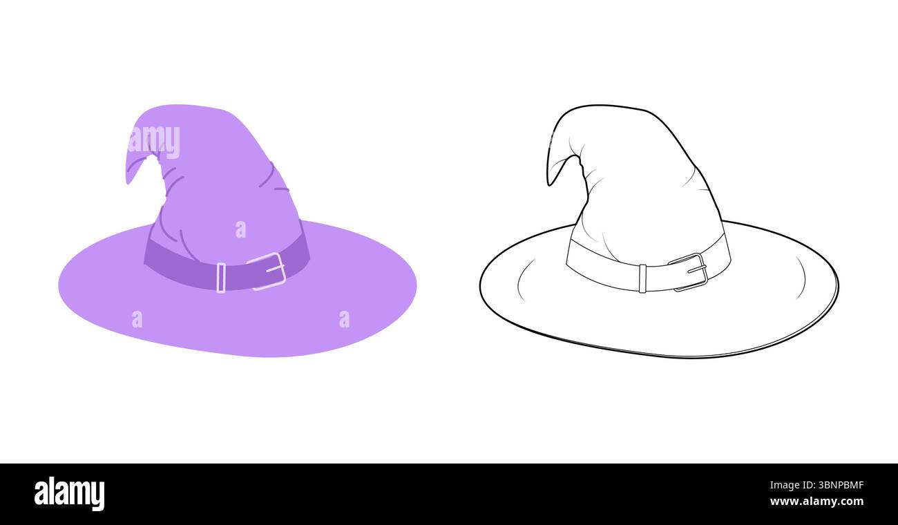 Wizard Hat Magic Head Fashion accessory cap with wide brim clothing ...