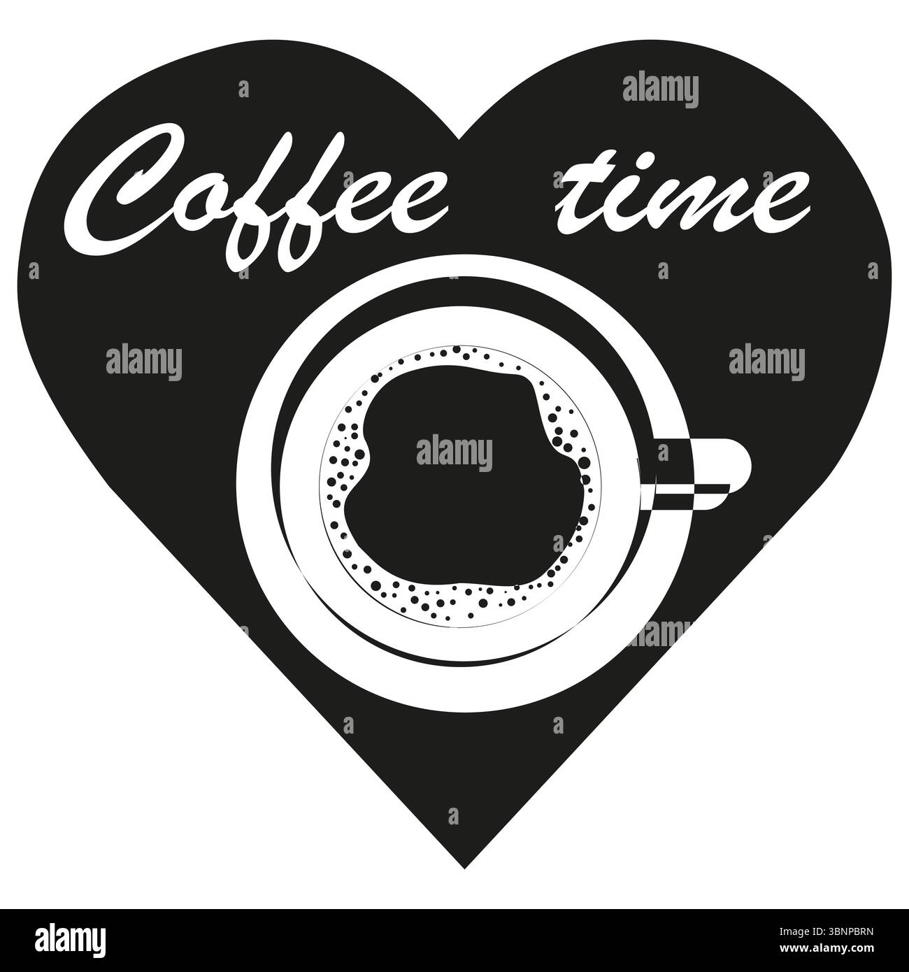 Top view symbol heart Stock Vector Images - Alamy