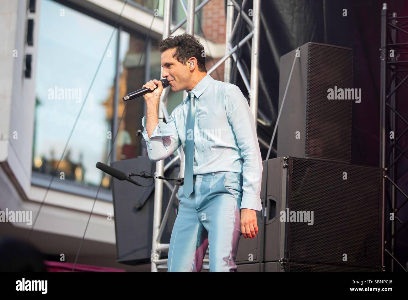 Leeds, England, 3rd July, 2025. Mika playing the opening night of ...