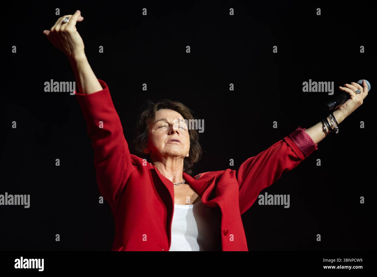 July 1, 2025, Pompei, Na, Italy: Pompei, Italy. Gianna Nannini performs ...