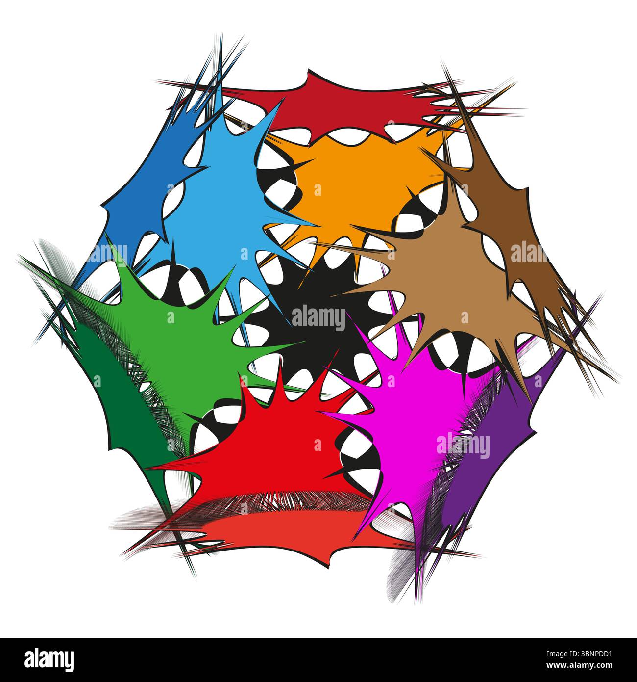 Interlocking arms Stock Vector Images - Alamy