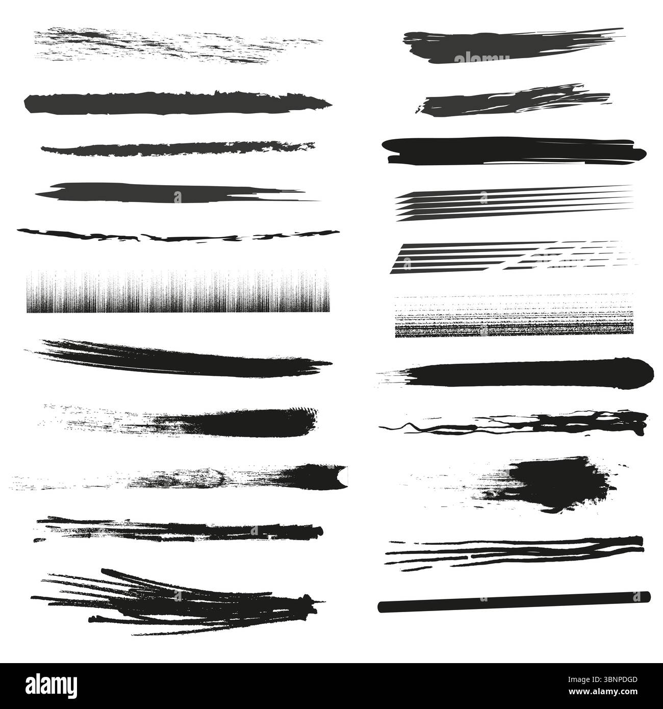 Lines brush paint icon Stock Vector Images - Alamy