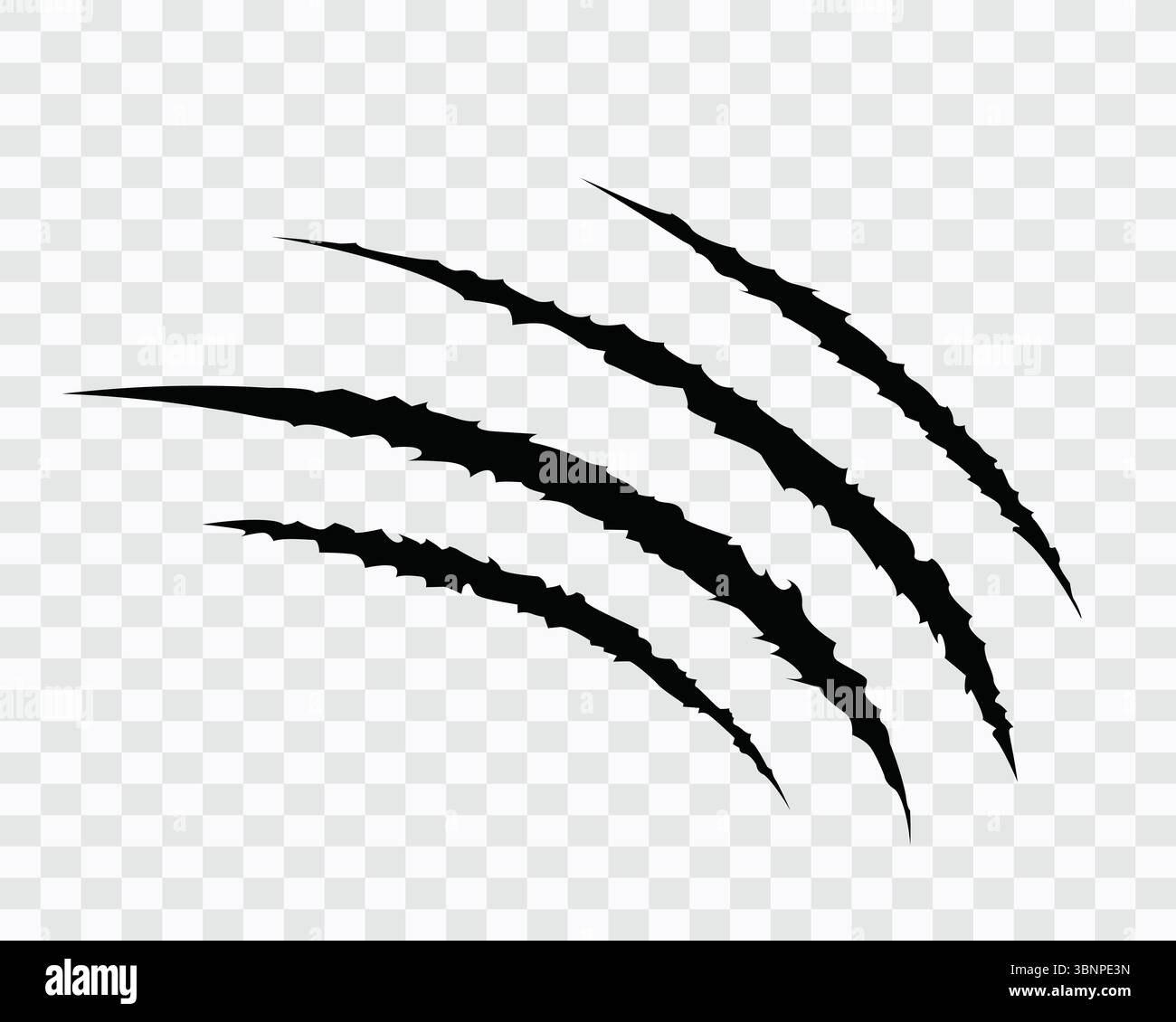 "Claw Marks Icon Set - Scratch Symbols Design Stock Vector Image & Art ...