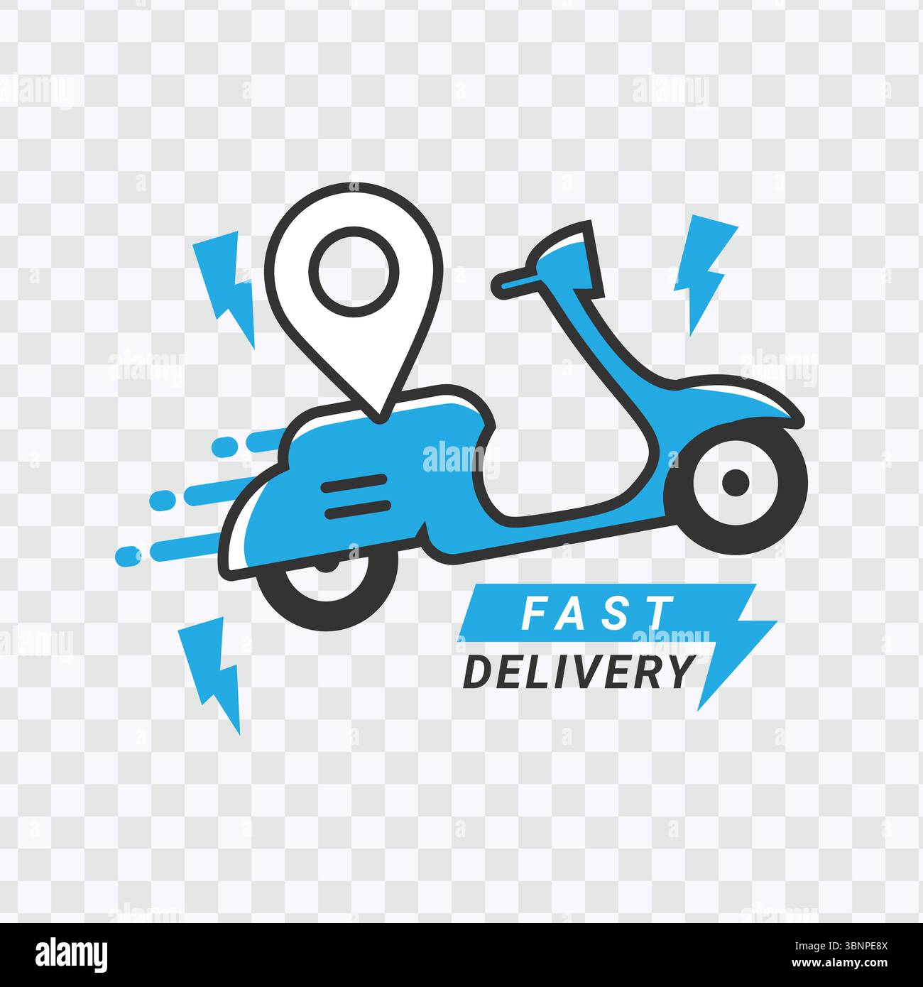 Scooter location Stock Vector Images - Alamy