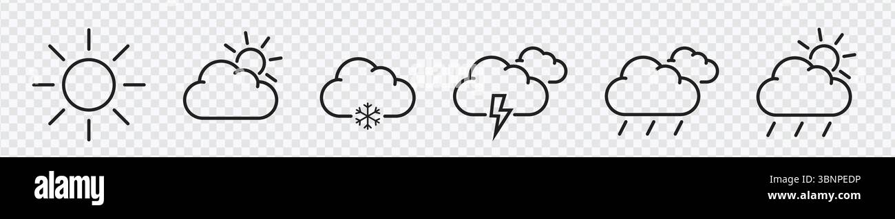 Rain with snow Stock Vector Images - Alamy