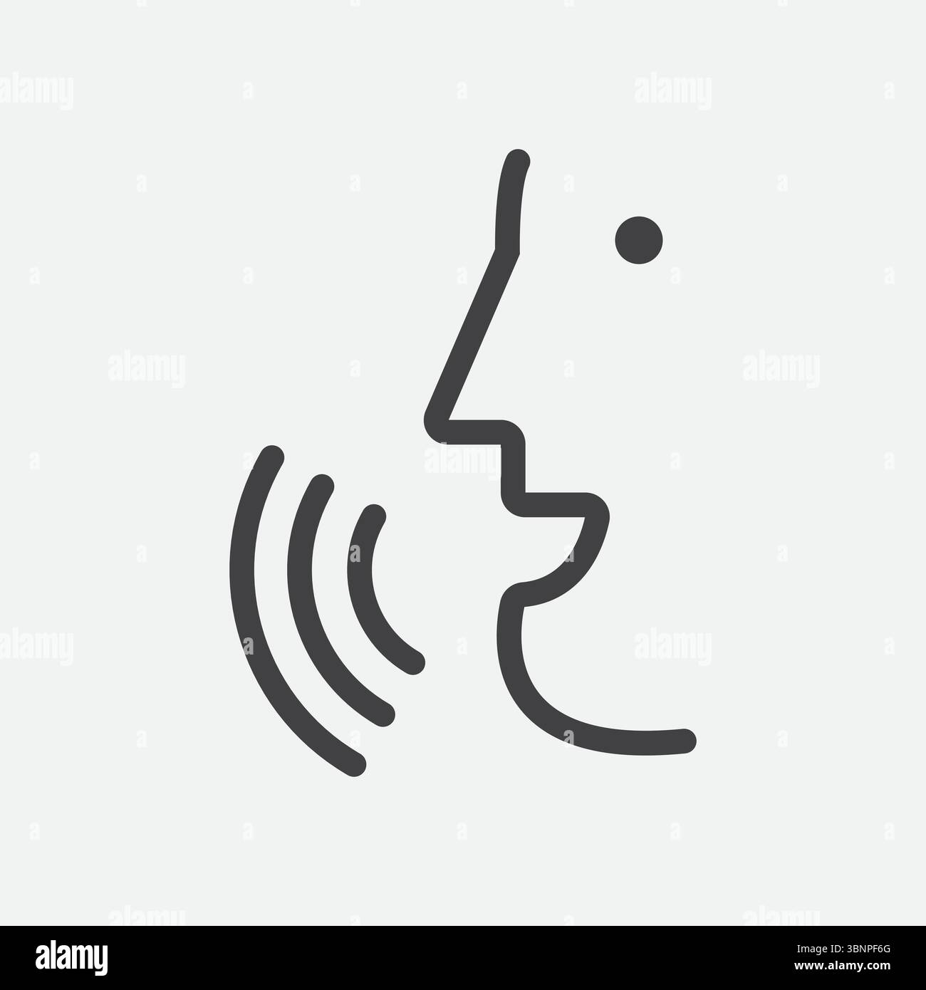 Voice recognition sound waves Stock Vector Images - Alamy