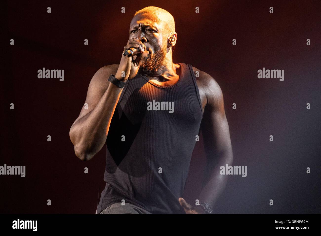 Roskilde, Denmark. 03rd July, 2025. The English-Ghanaian rapper, singer ...
