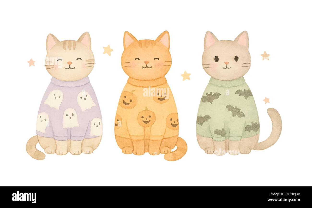 Cute cats food in Cut Out Stock Images & Pictures - Alamy