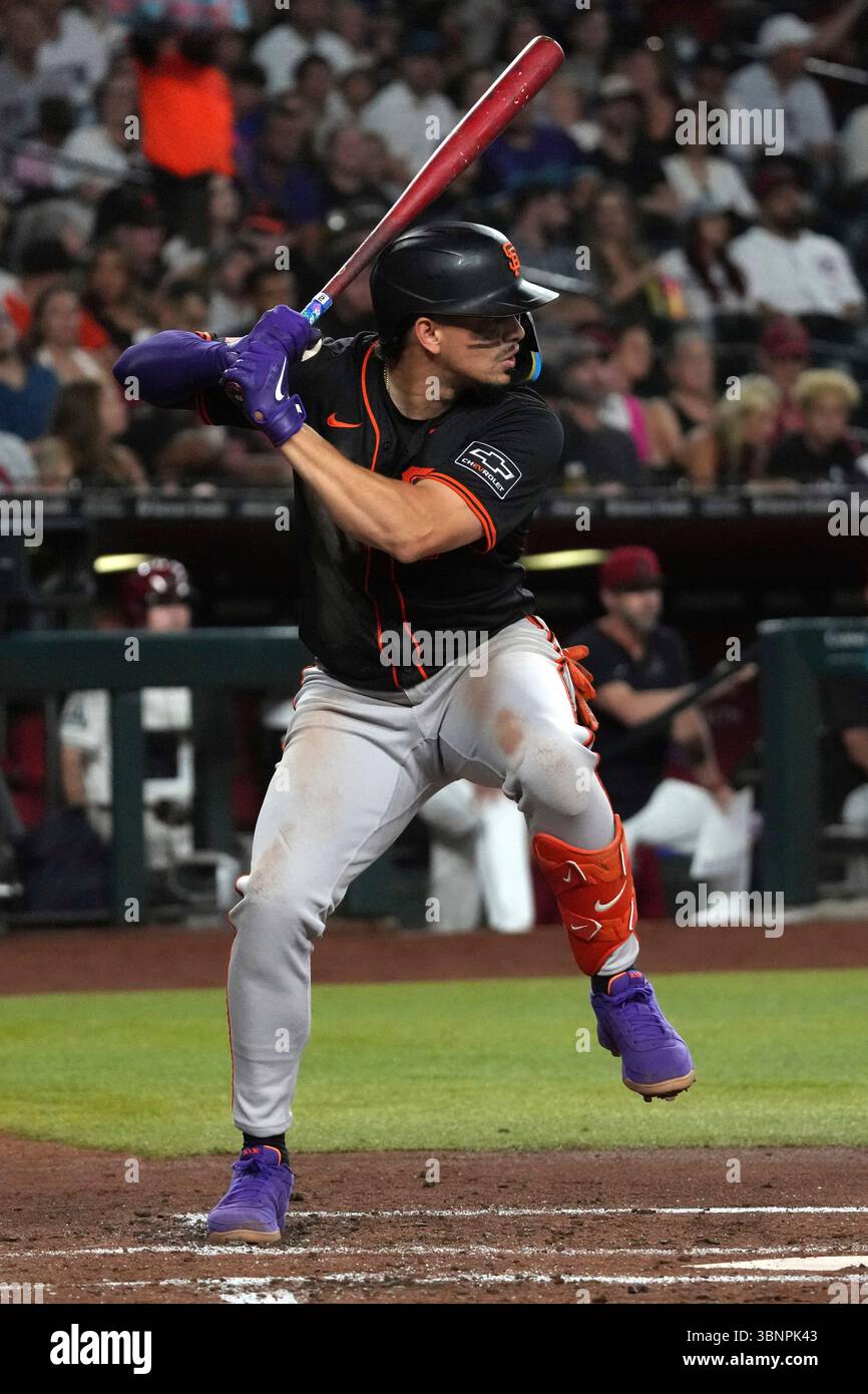 San Francisco Giants shortstop Willy Adames (2) against the Arizona ...