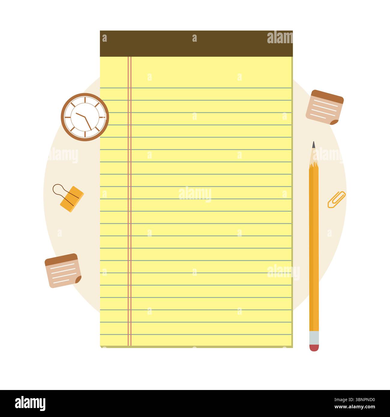 Vertical top view office Stock Vector Images - Alamy