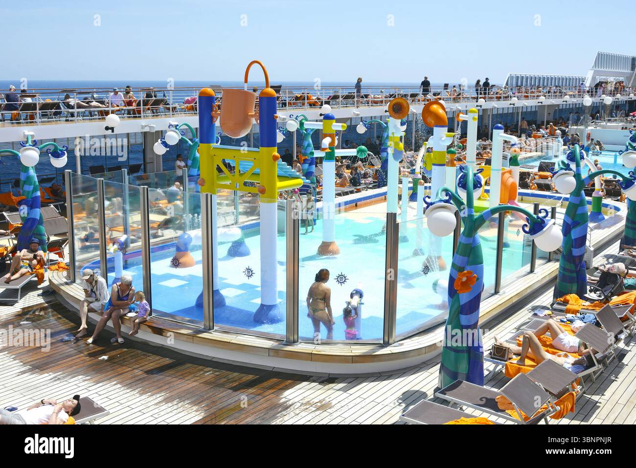 The MSC Opera cruise ship during its tour of the Eastern Mediterranean ...