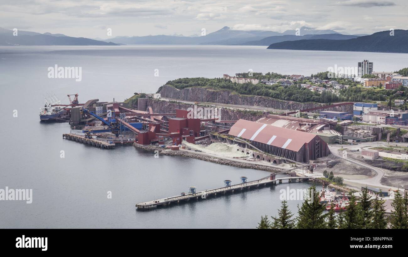 Iron Ore Mine Factory Plant in Narvik Norway, Narvik, Nordland ...