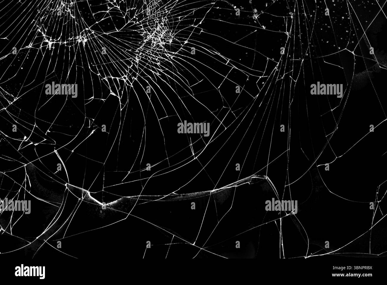 Broken tv lcd screen Black and White Stock Photos & Images - Alamy