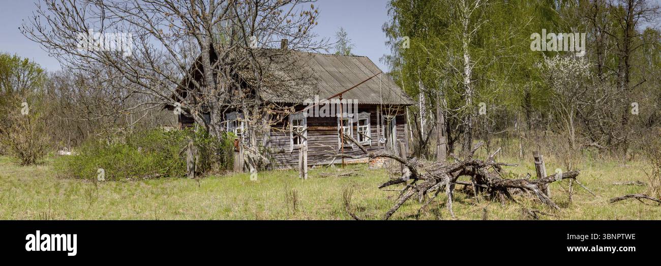 Abandoned little house in Belarus Chernobyl exclusion zone, recently ...