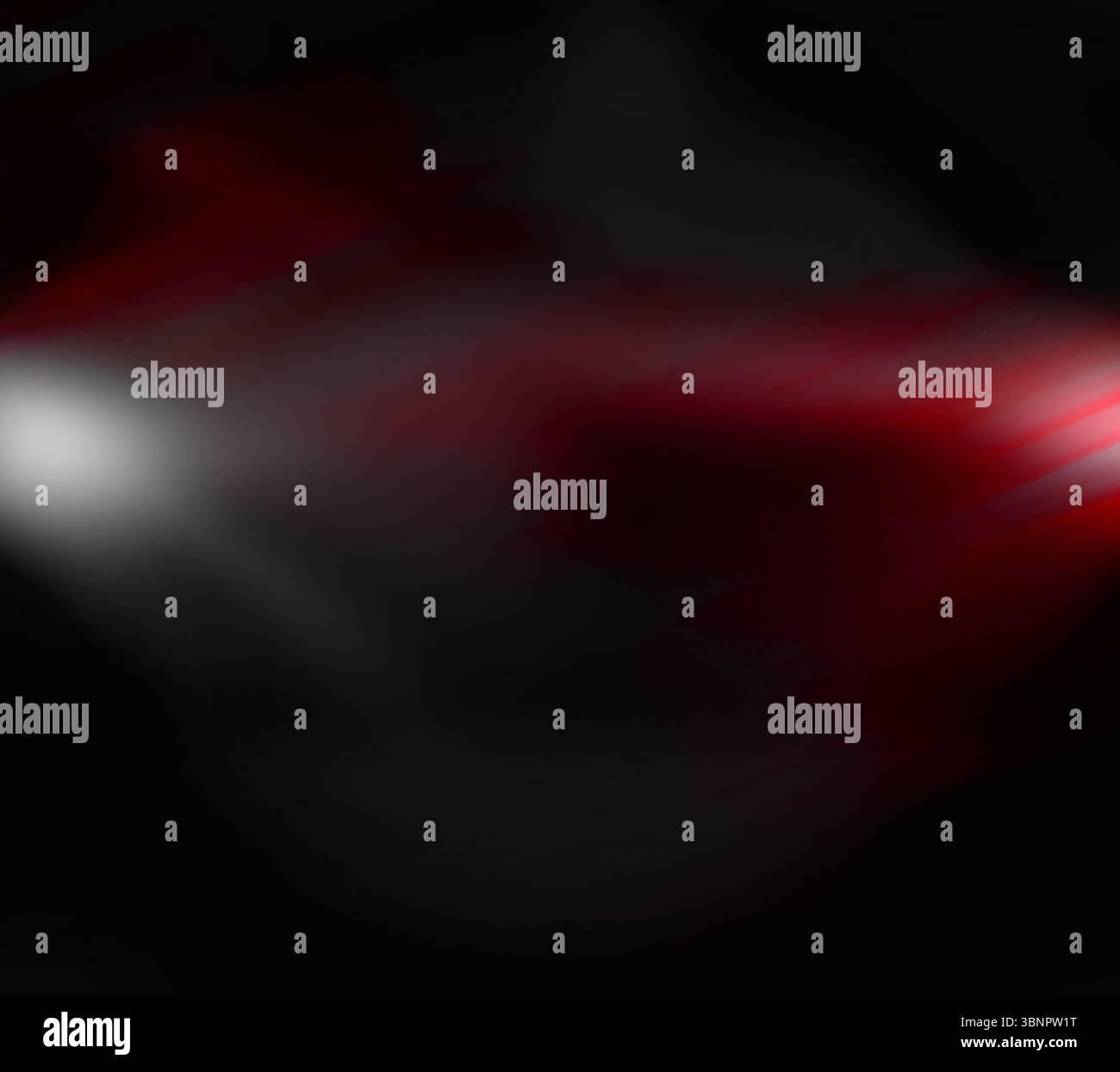 Abstract streaks of red and white light moving diagonally in digital ...