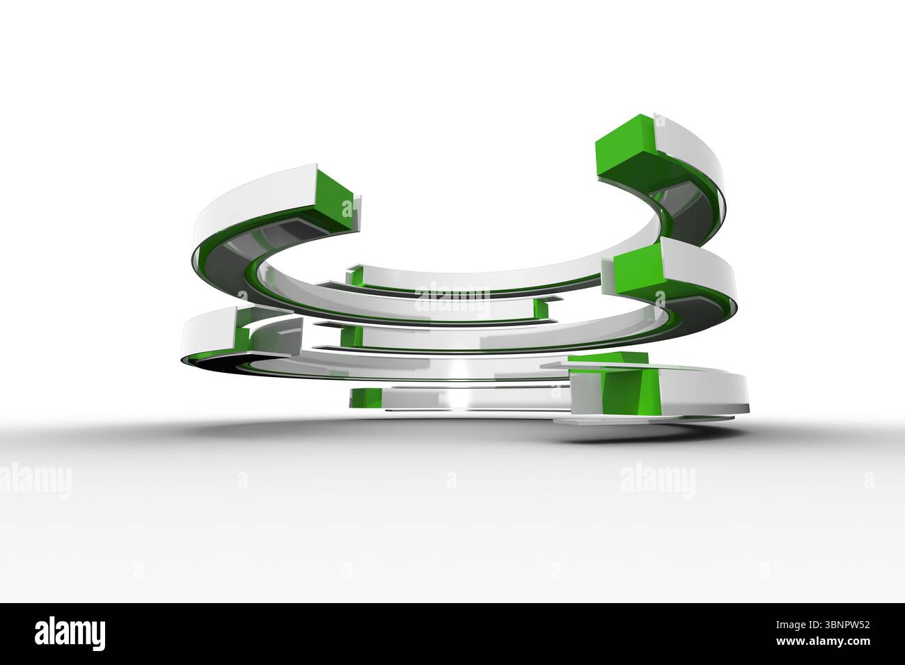 Abstract white curved lines Cut Out Stock Images & Pictures - Alamy