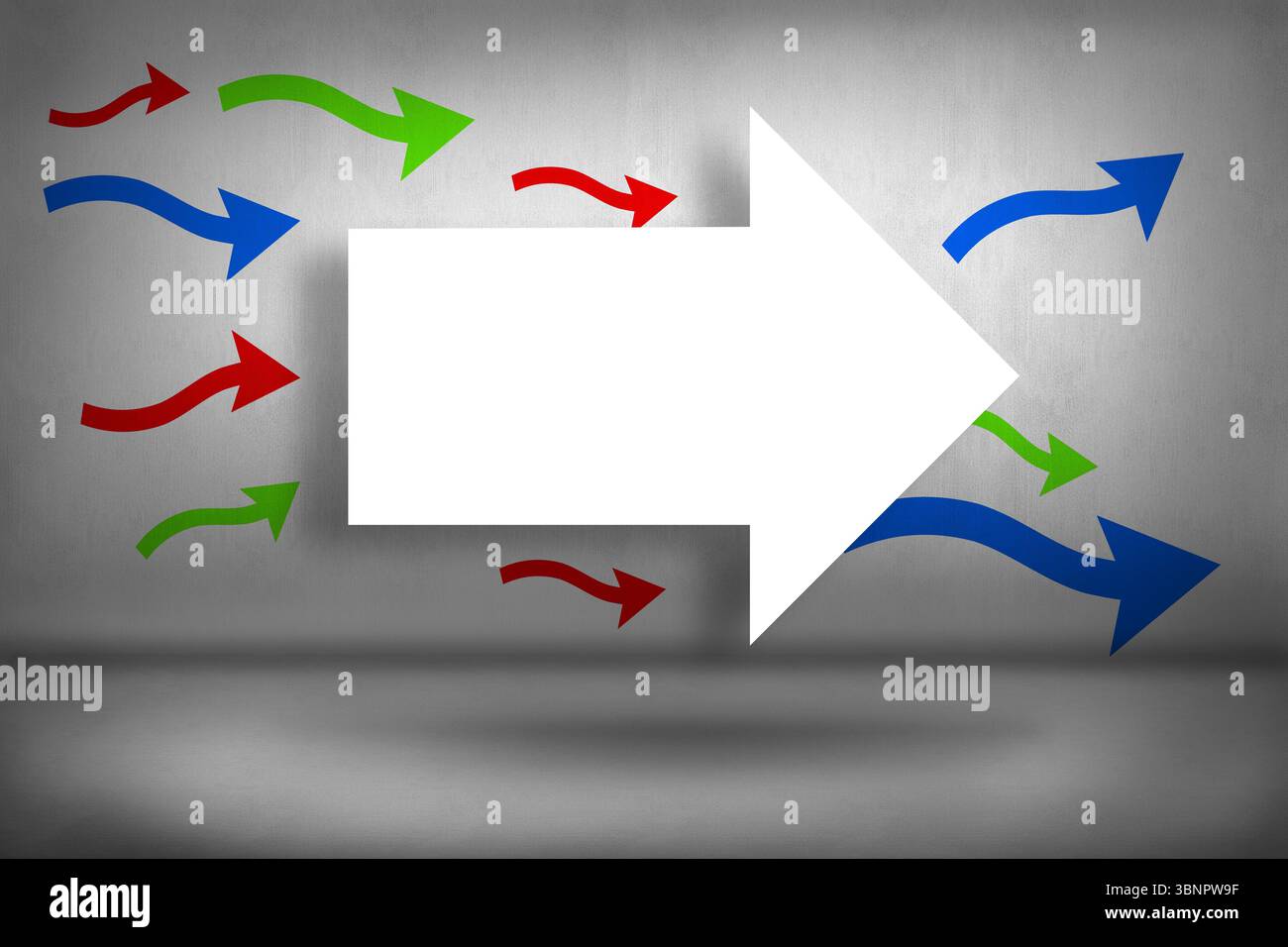 Minimal arrows hi-res stock photography and images - Alamy