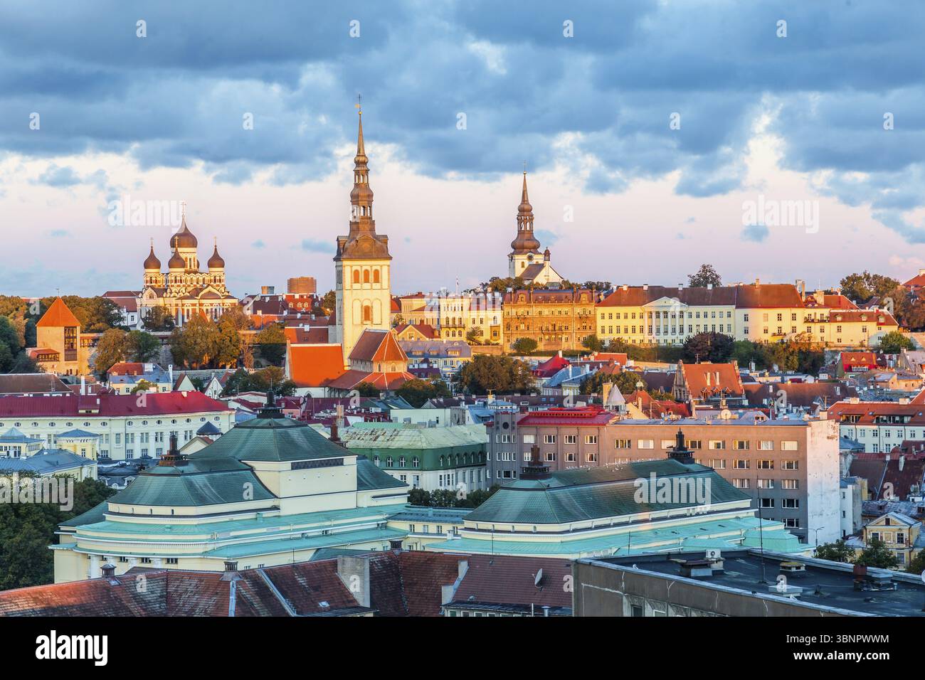 Cityscape of Tallinn, capital city of Estonia Stock Photo - Alamy